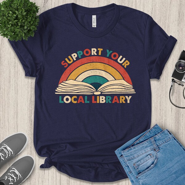 Library Shirt - Etsy