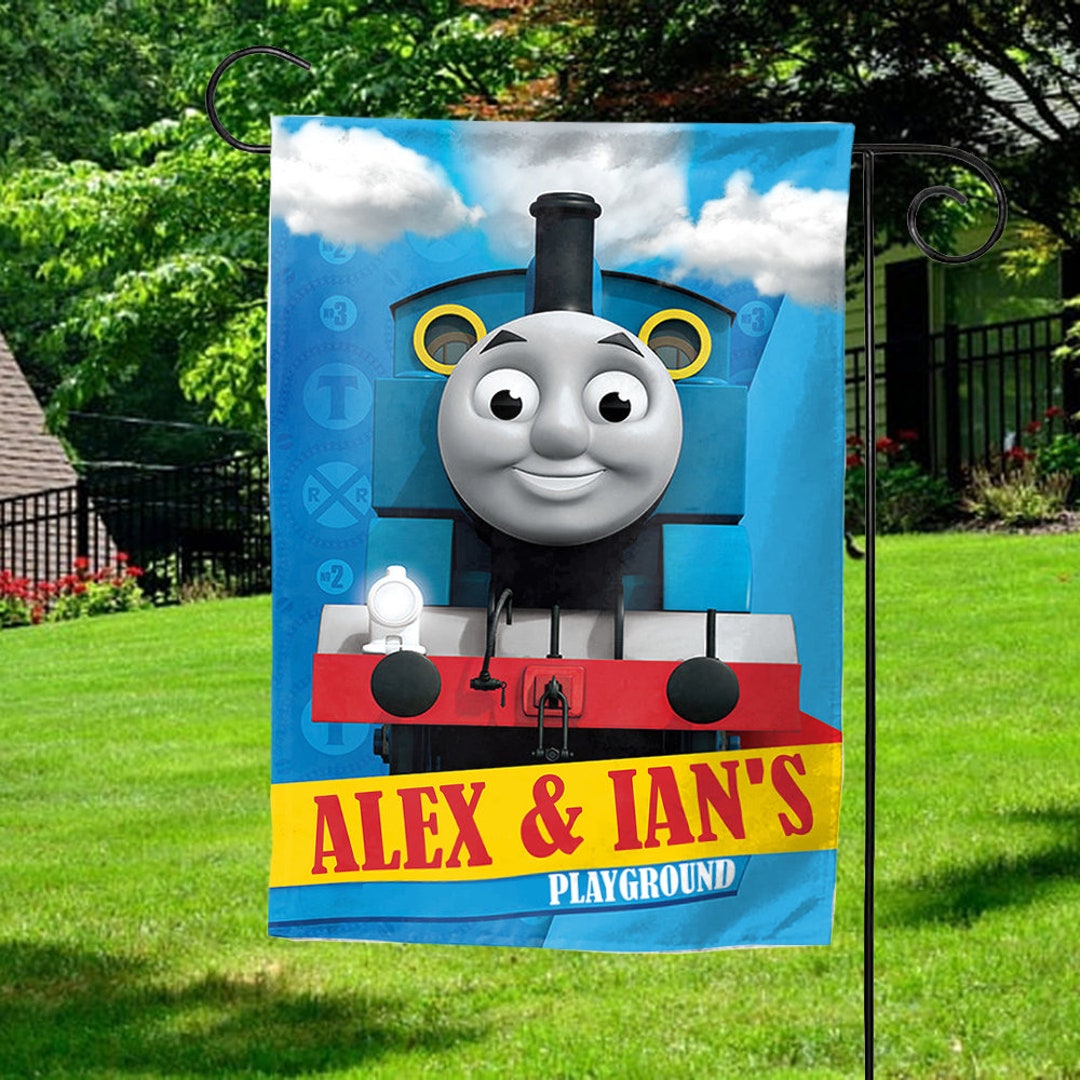 Personalized Thomas and Friends Playhouse Flag Kids Train - Etsy