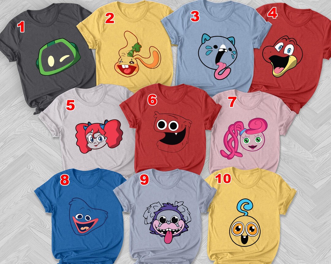 Poppy Playtime Costume Halloween Shirt Poppy Playtime Shirt Etsy