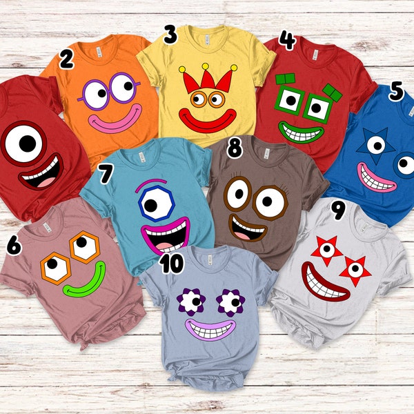 Numberblocks One Shirt - Etsy