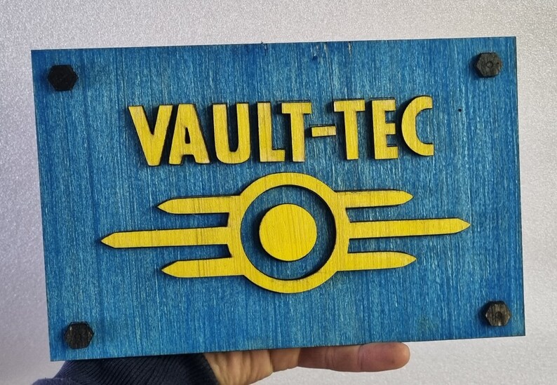 Vault Tec Fallout Shield Wood - Etsy