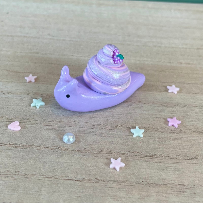 Polymer Clay Snail - Etsy