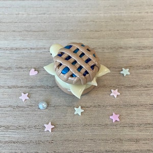 Custom Made Polymer Clay Blueberry Pie Turtle/ Figurine/ Ceramics ...