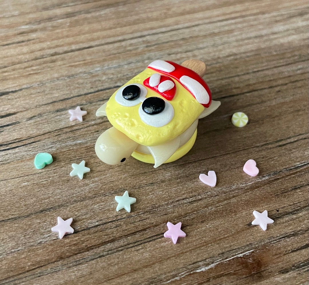 Custom Made Polymer Clay Funky Spongebob Popsicle Turtle/ - Etsy