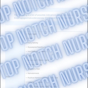 Gastro Procedure Indications + Bonus Notes | Colonoscopy | Endoscopy ...