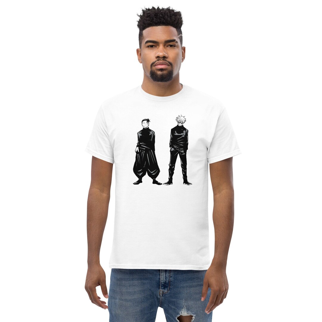 Gojo and Geto T-shirt Dual-character Design Mystic Energy - Etsy