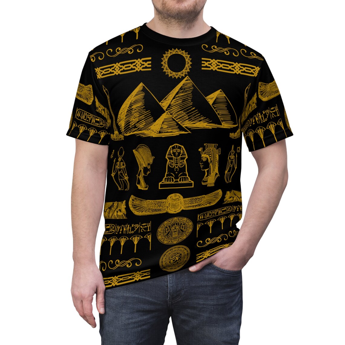 Egyptian Pyramids T-shirt. Ramsses Cleopatra Sphinx Shirt. - Etsy