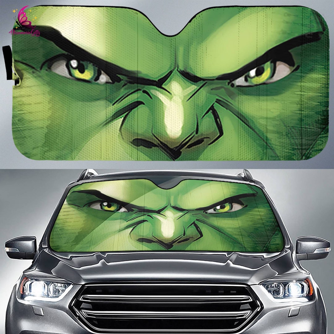 Hulk Avengers Car Sunshade, Incredible Hulk Cars Windshield, Superhero ...