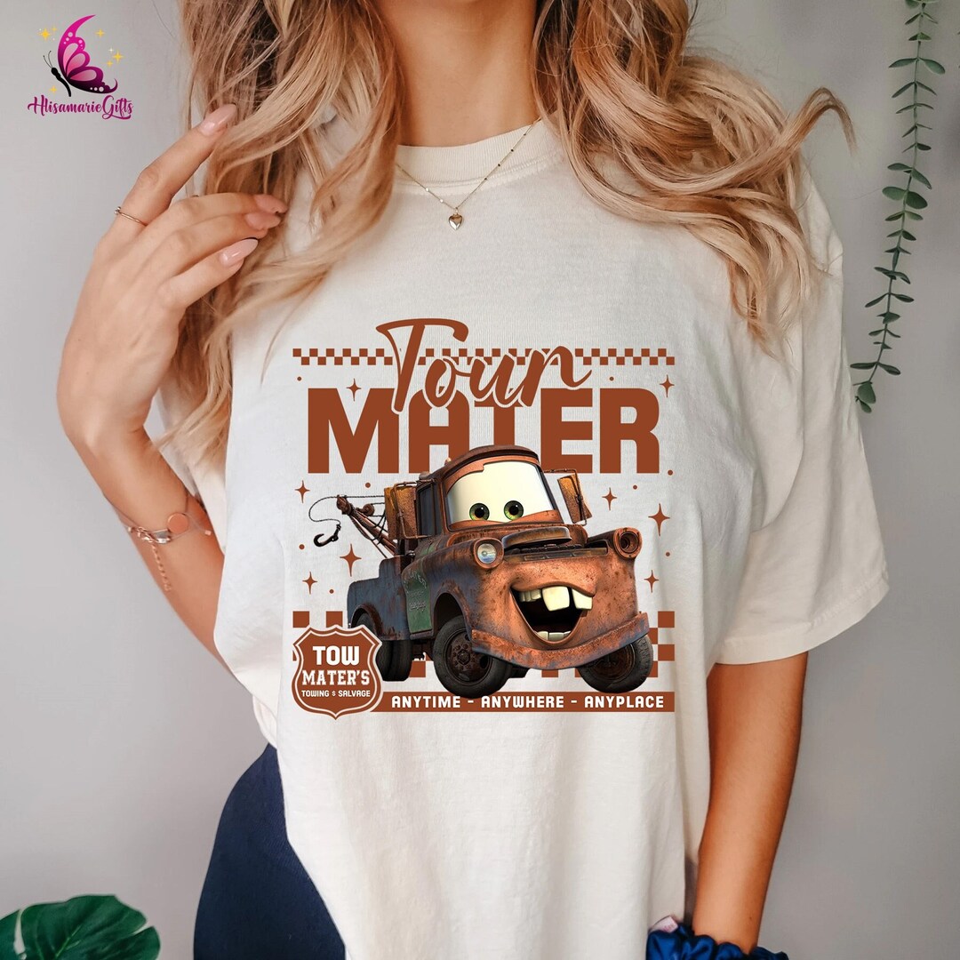 Tow Mater Pixar Cars Shirt, Disneyland Cars Shirt, Cars Movie Shirt ...