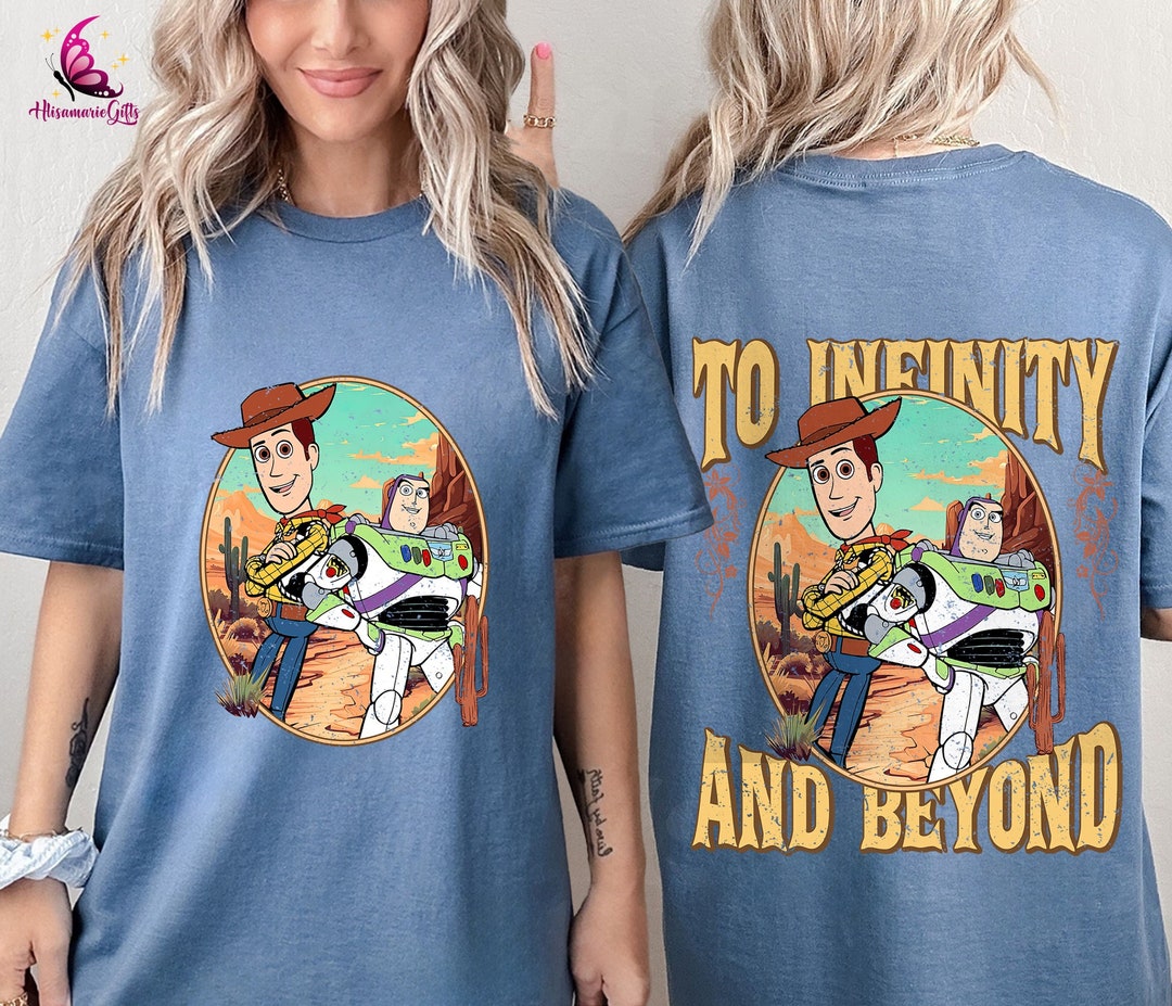 Vintage to Infinity and Beyond Shirt, Toy Story Land Tee, Pixar Toy ...