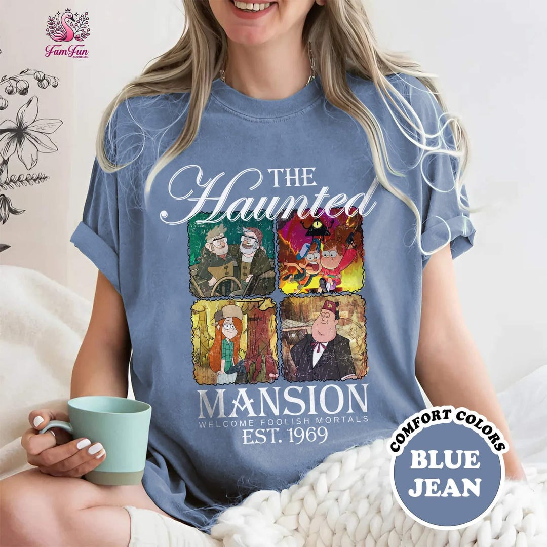 Gravity Falls Haunted Mansion Stretching Room Shirt, Disneyland ...