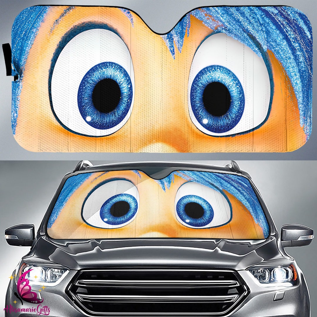 Joy Inside Out Cars Windshield, Inside Out 2 Cars Sunshade, Anxiety ...