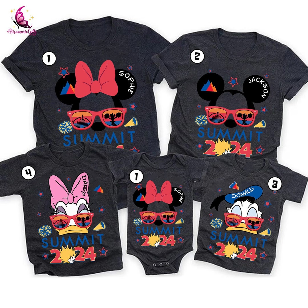 Personalized Mickey & Friends Summit 2024 Shirt, Disneyland Summit ...