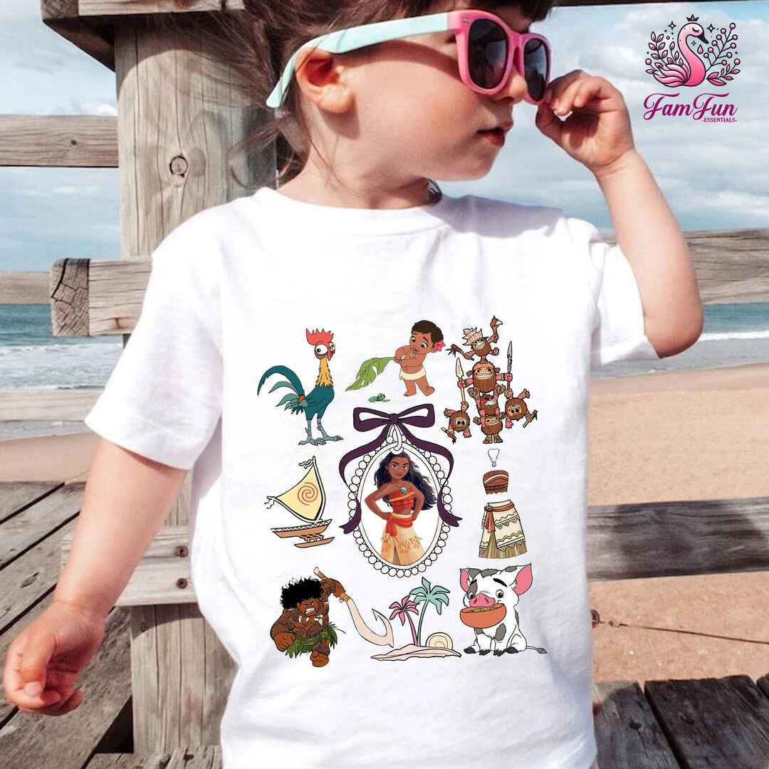 Moana Locket Coquette Bows Shirt, Moana Movie Shirt, Moana Maui Shirt ...