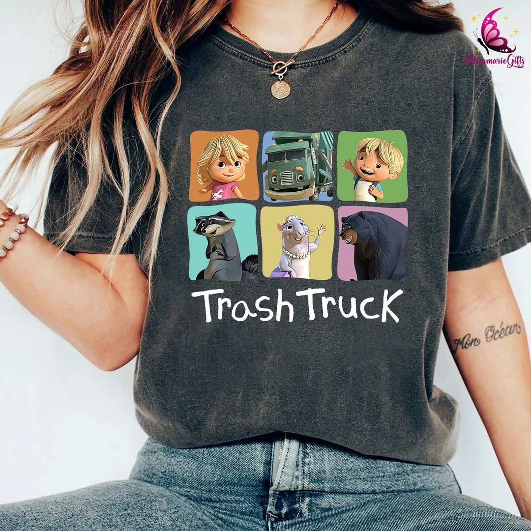 Trash Truck Shirt, Trash Truck Family Shirt, Trash Truck Birthday Shirt ...