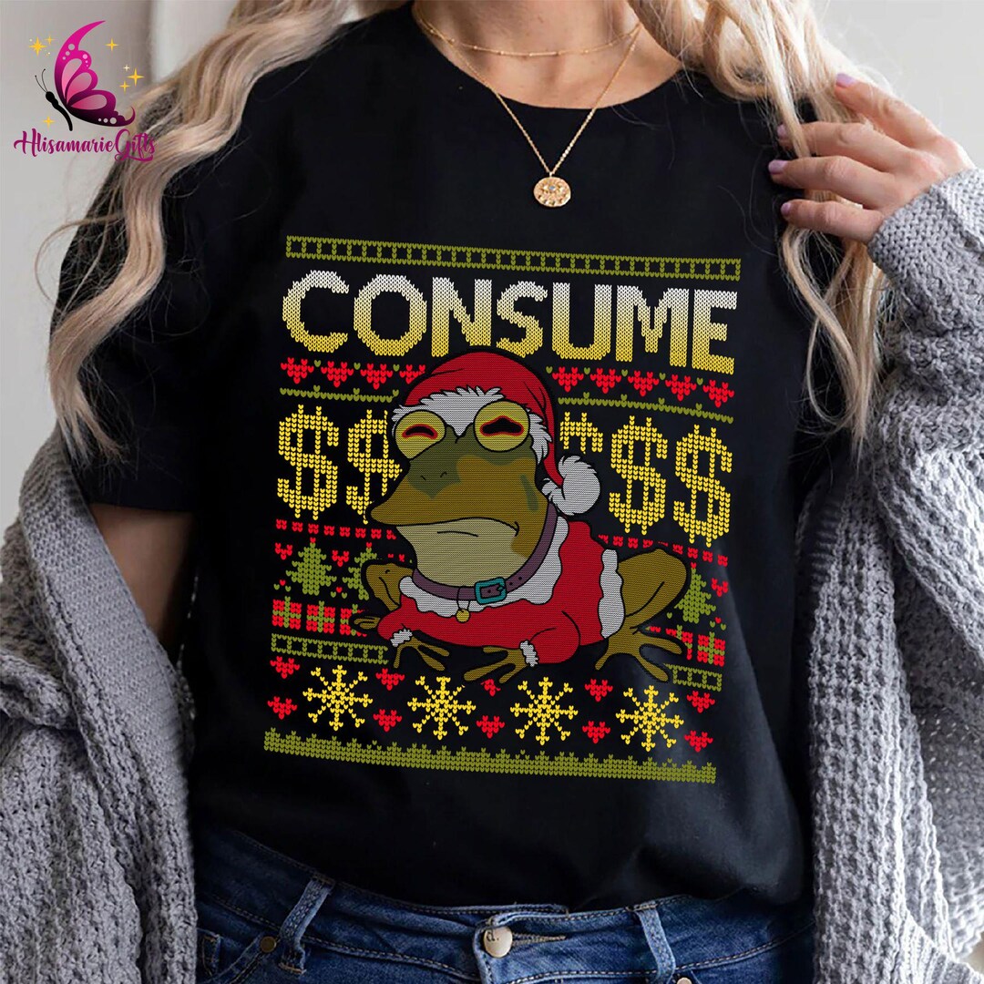 Hypnotoad Futurama Frog Consume Sweatshirt, Futurama Frog Christmas ...