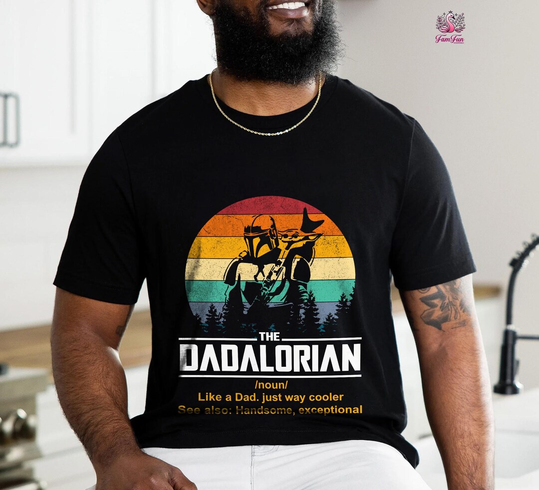 The Dadalorian Shirt, This is the Way Personalized Shirt for Dad, Funny ...