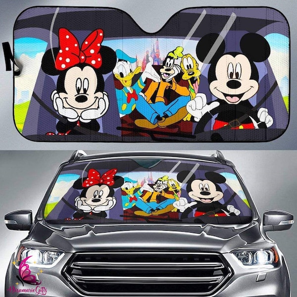Mickey Mouse Car Shade - Etsy