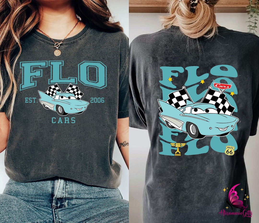 Pixar Cars Flo Shirt, Disneyland Cars Shirt, Pixar Cars Shirt, Cars Flo ...