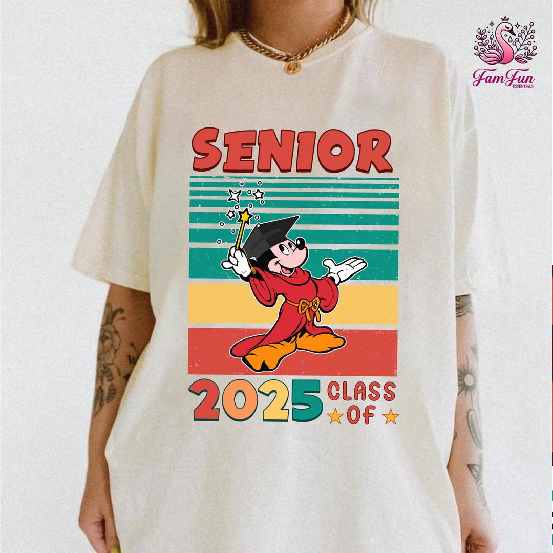 Mickey Graduation 2025 T-shirt, Mickey Class of 2025 Shirt, Mickey ...