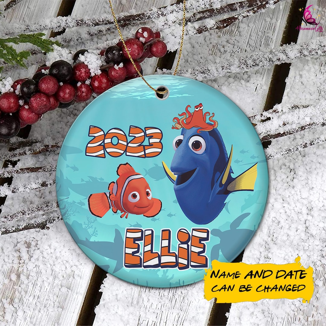Personalized Christmas Ornament for Kids Finding Nemo Christmas ...