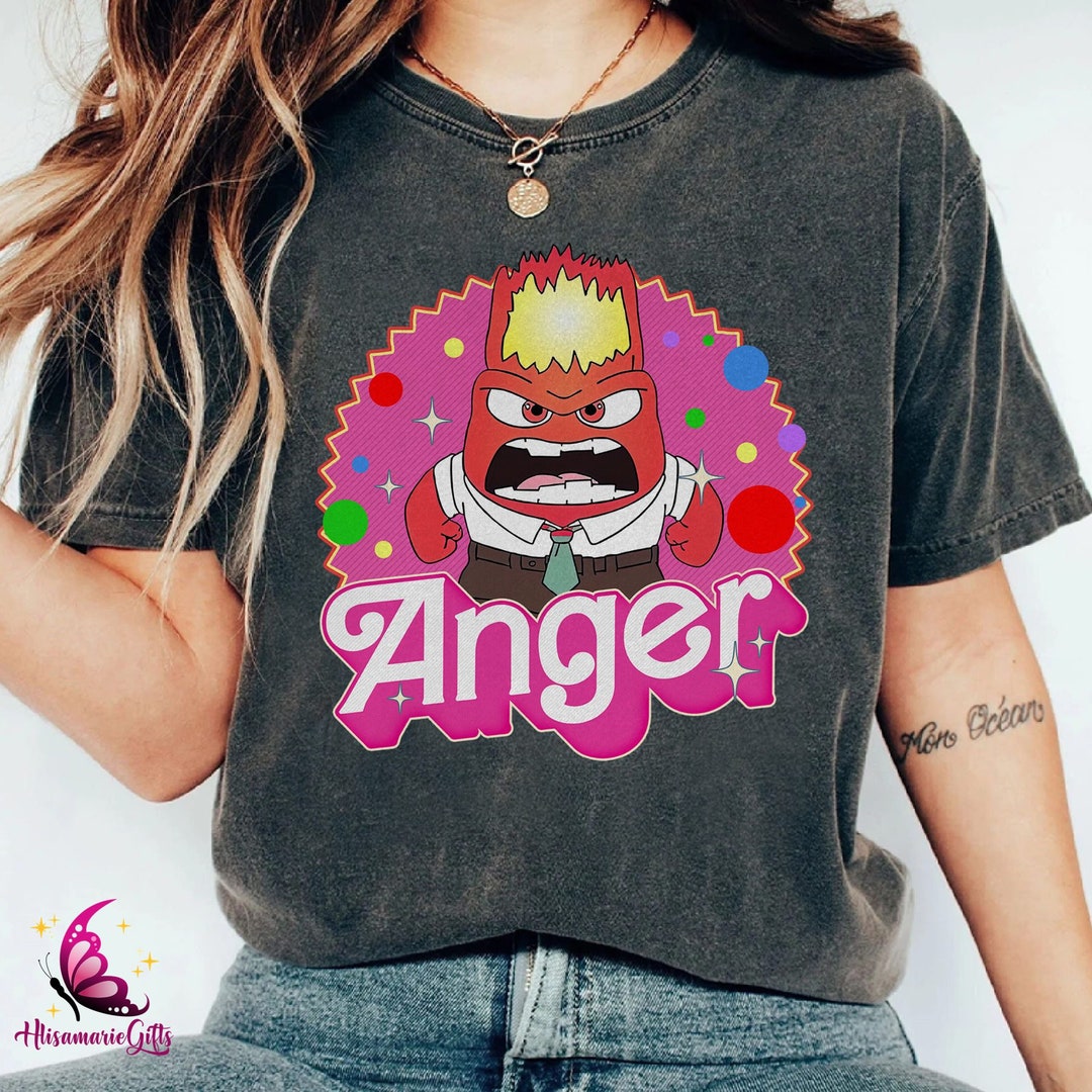 Inside Out Anger Shirt, Inside Out Characters Shirt, Inside Out 2 Shirt ...