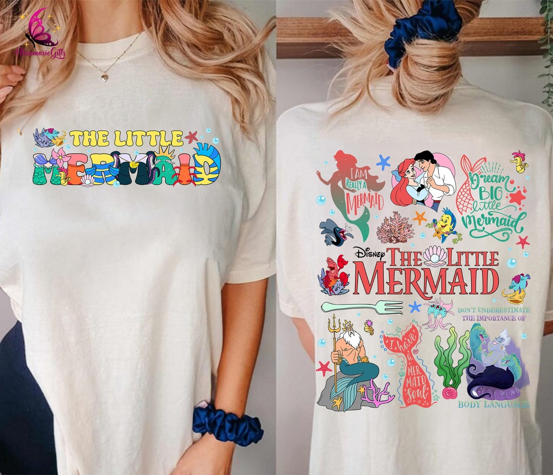 The Little Mermaid Shirt | Ariel Princess Shirt | Disneyland Mermaid ...