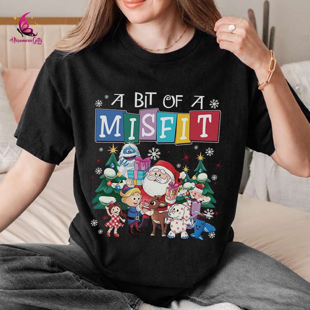 A Bit of A Misfit Shirt, Misfit Toys Shirt, Misfit Island Christmas ...