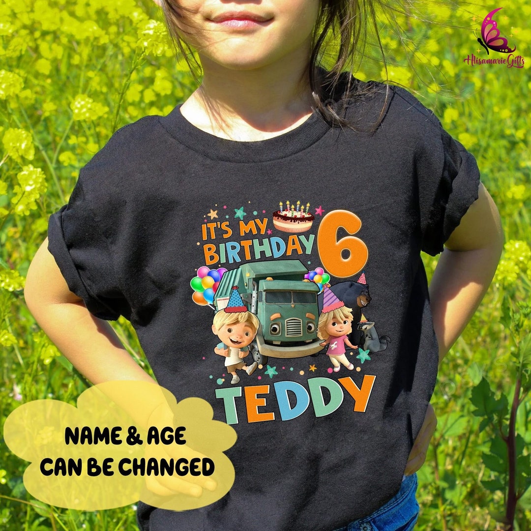 Custom Name It's My Birthday Trask Truck Shirt trask Truck Birthday ...