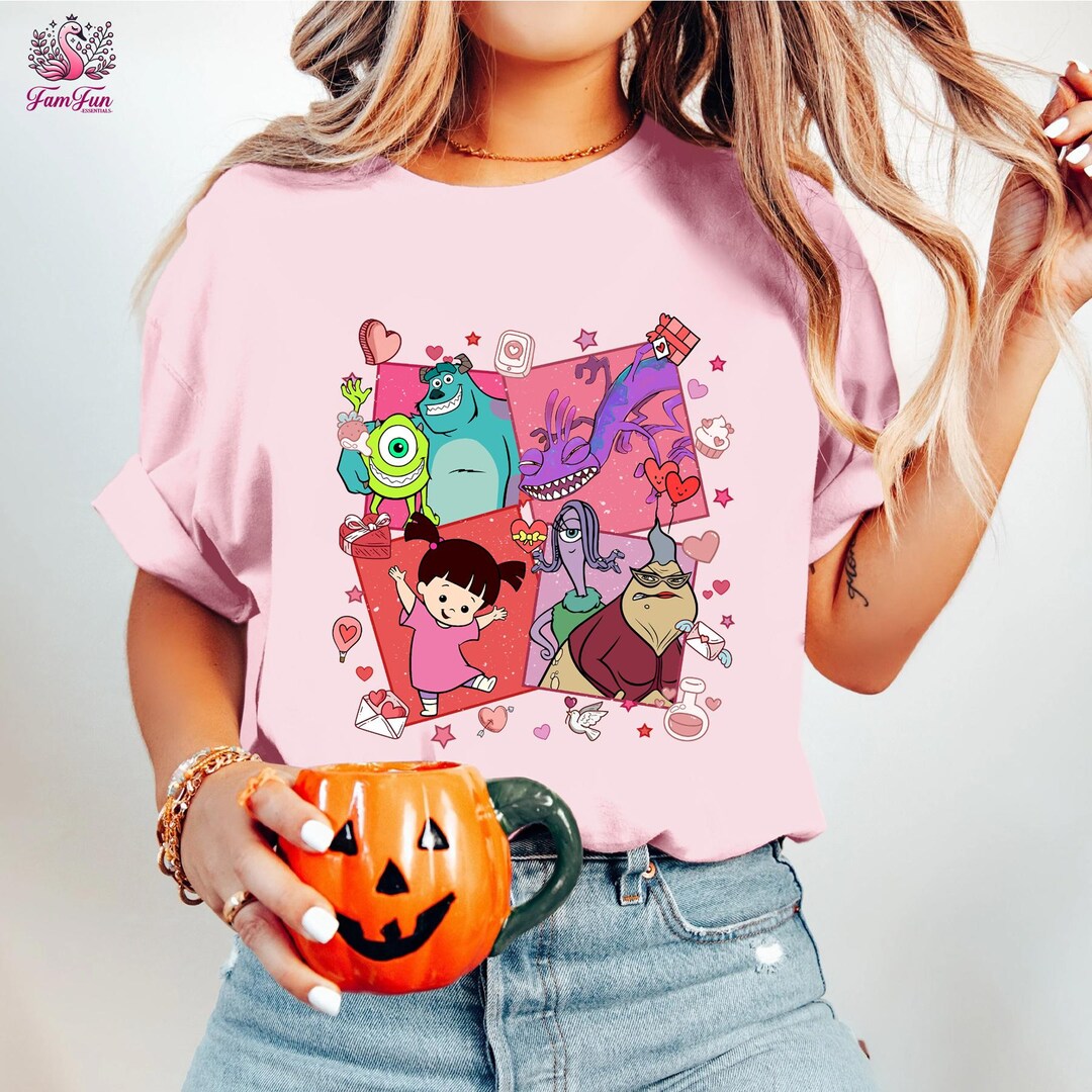 Monsters Inc Valentine PNG Sublimation Design, Valentines Day PNG File ...