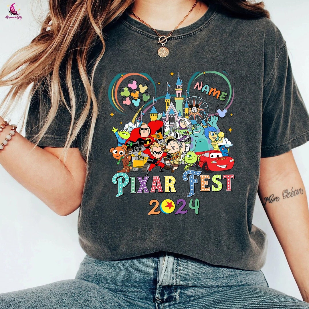 Personalized Disneyland Pixar Fest 2024 Shirt, Disneyland Pixar Shirt ...