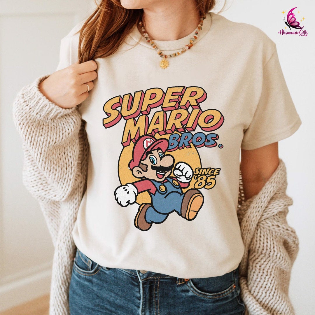 Retro Super Mario Bros Since 85 Shirt | Retro Mario Gaming Shirt ...