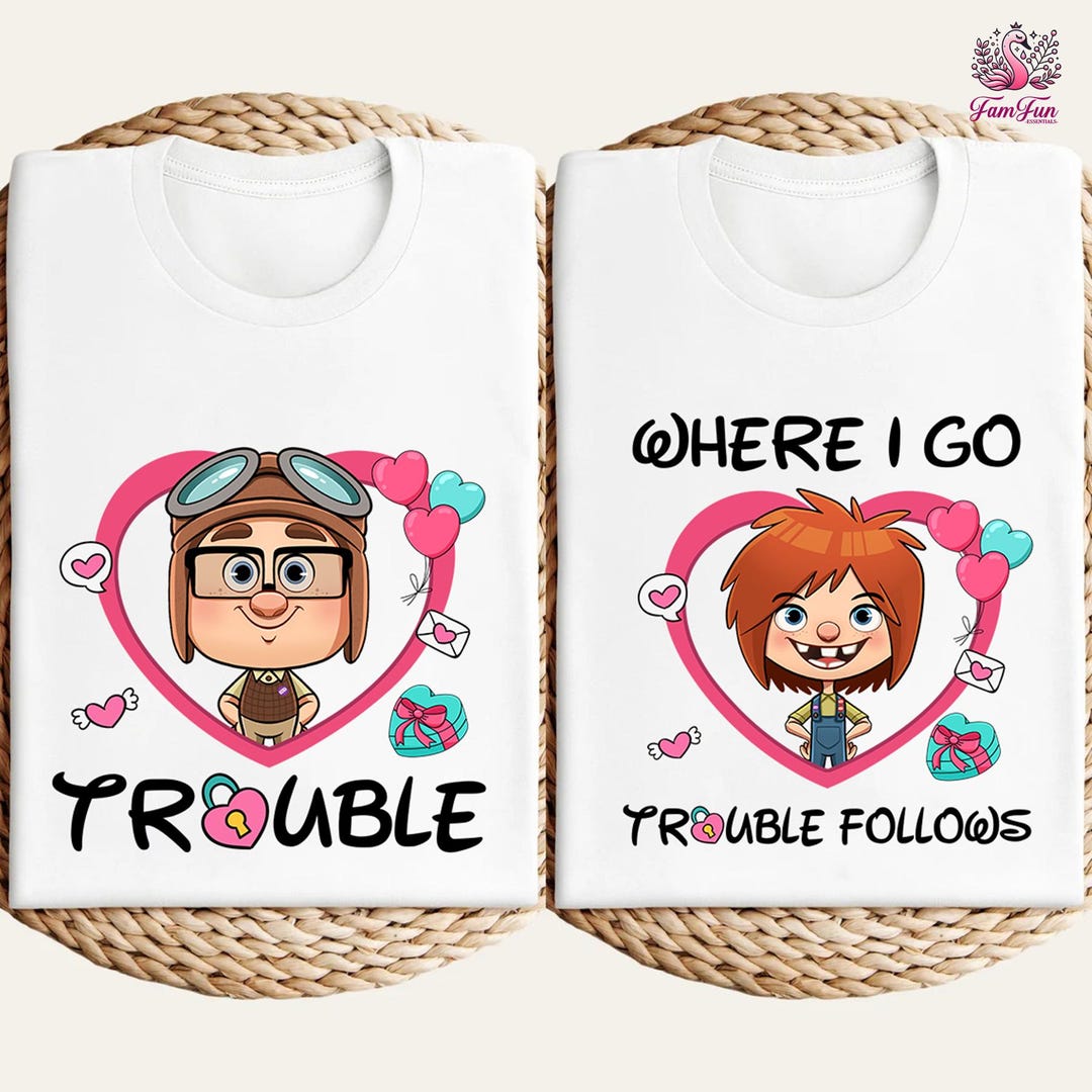 Up Movie Carl and Ellie Couple Sweatshirt, Carl and Ellie Couple Shirt ...