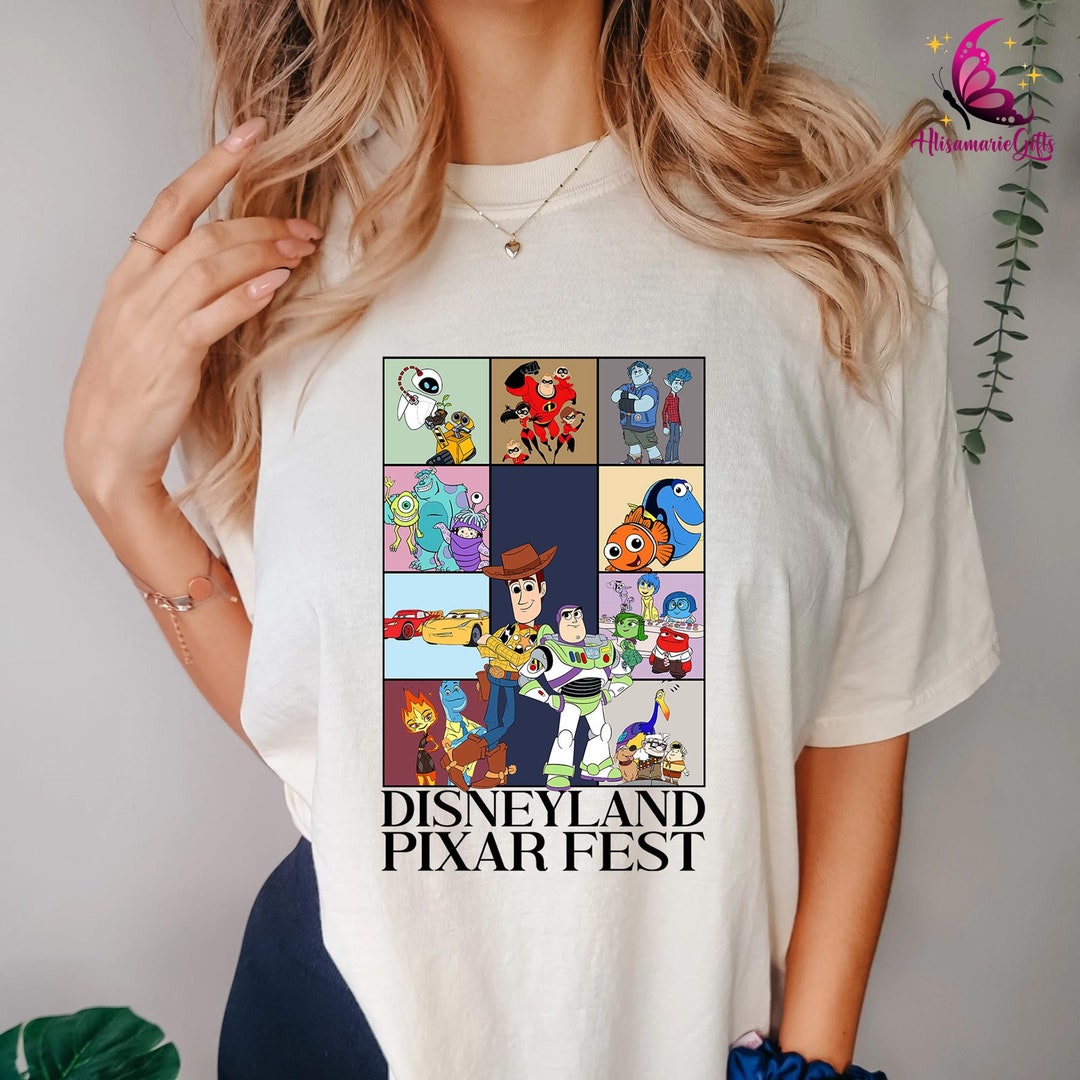 Disneyland Pixar Fest 2024 T-shirt, Inside Out, Monster Inc, Toy Story ...