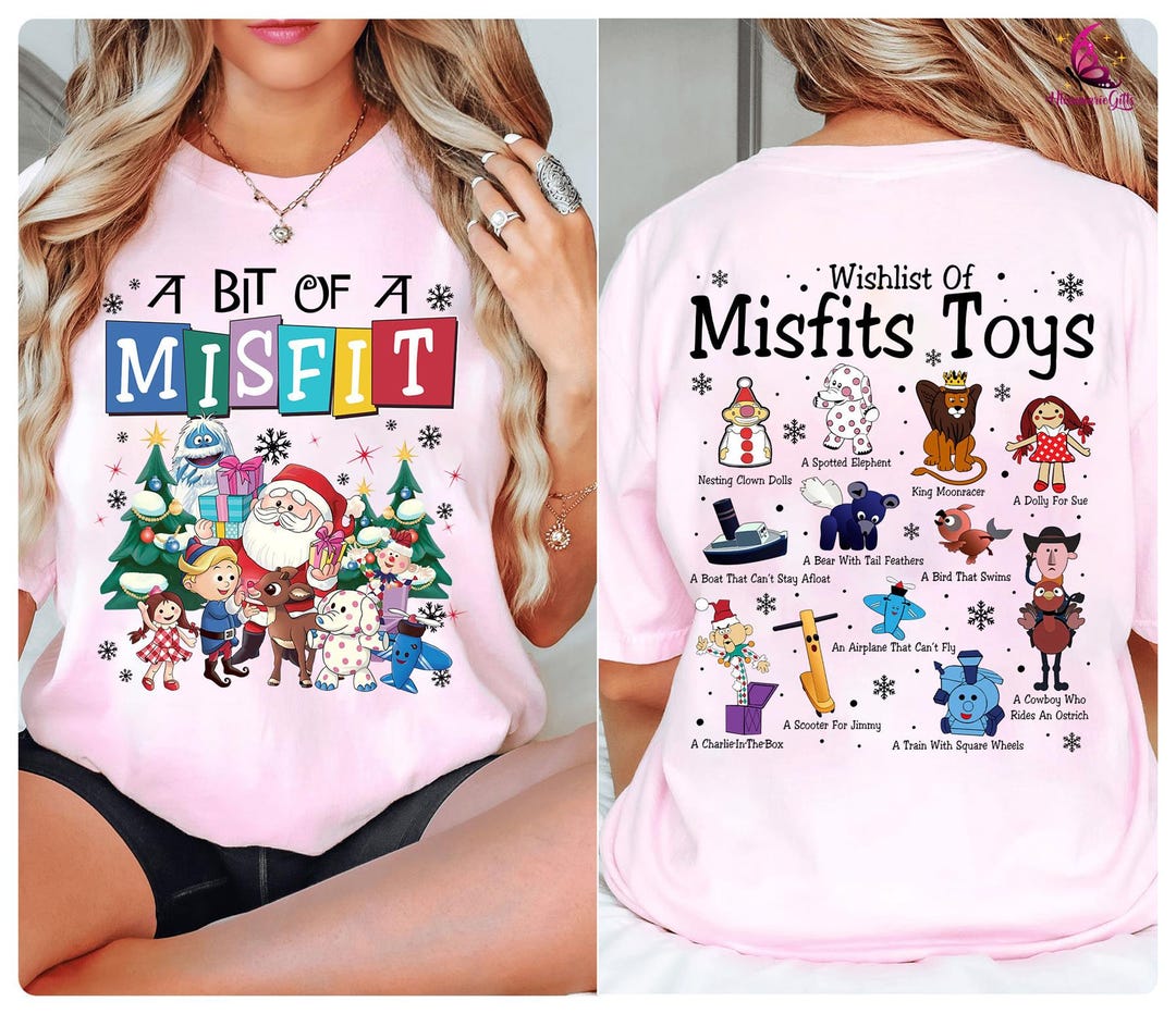 A Bit of A Misfit Shirt, Misfit Toys Shirt, Misfit Island Christmas ...