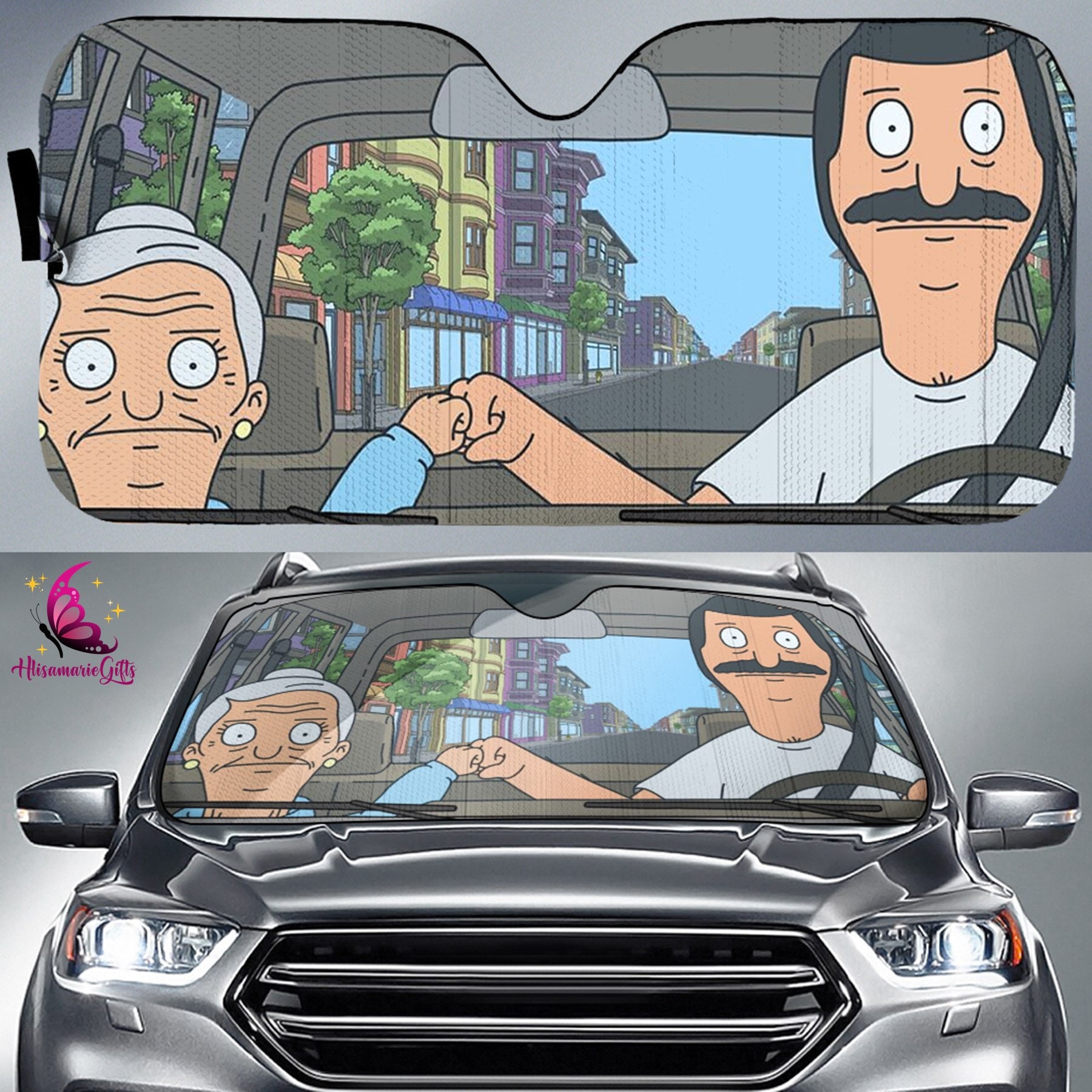 Bob's burgers window shade store