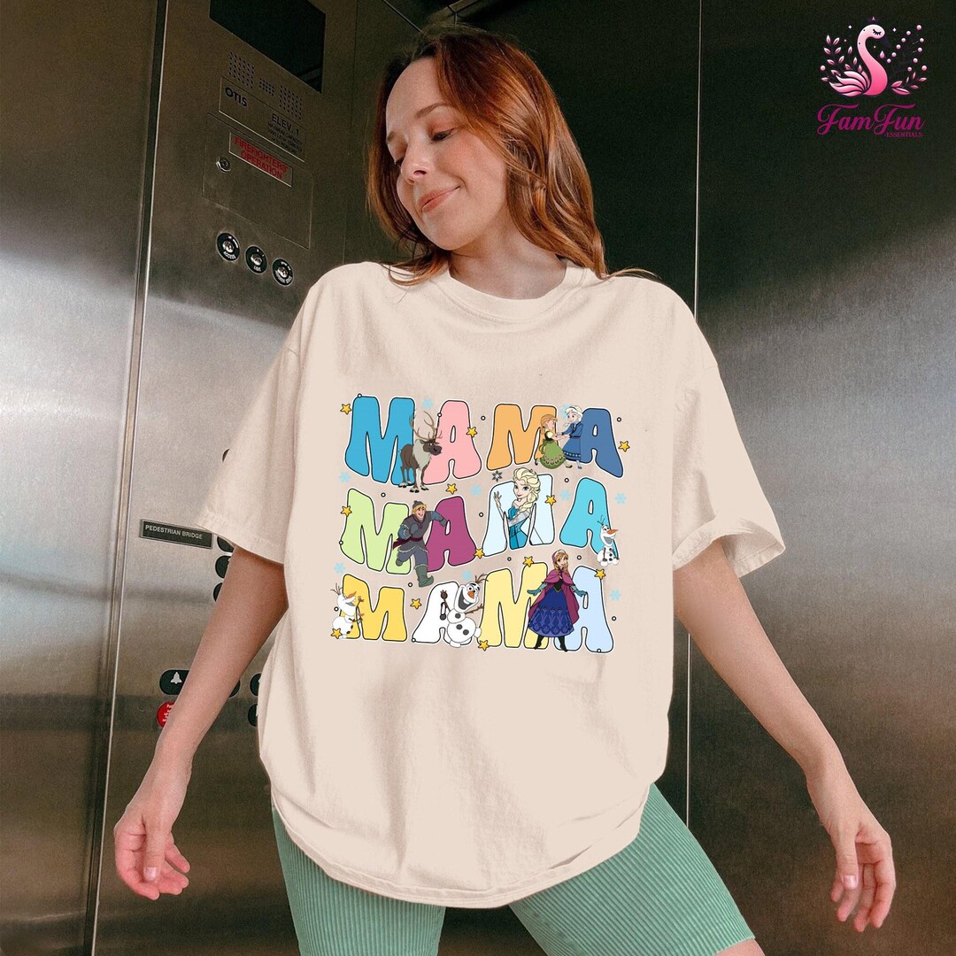 Retro Frozen Mama Shirt, Anna Elsa Mother's Day Sweatshirt, Disneyland ...