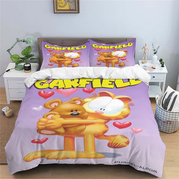Garfield Bedding Set - Etsy