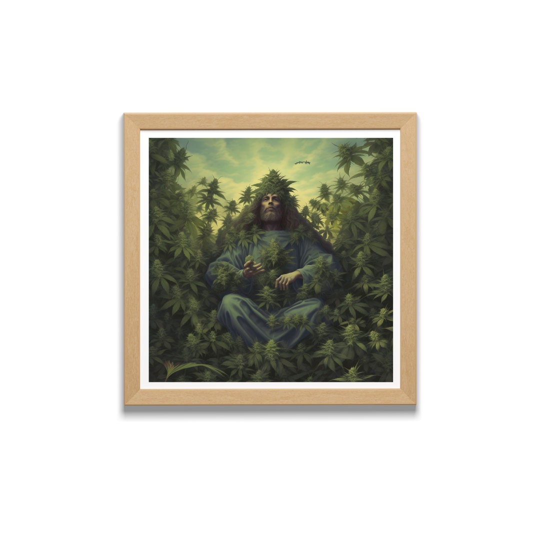 Cannabis God - Etsy