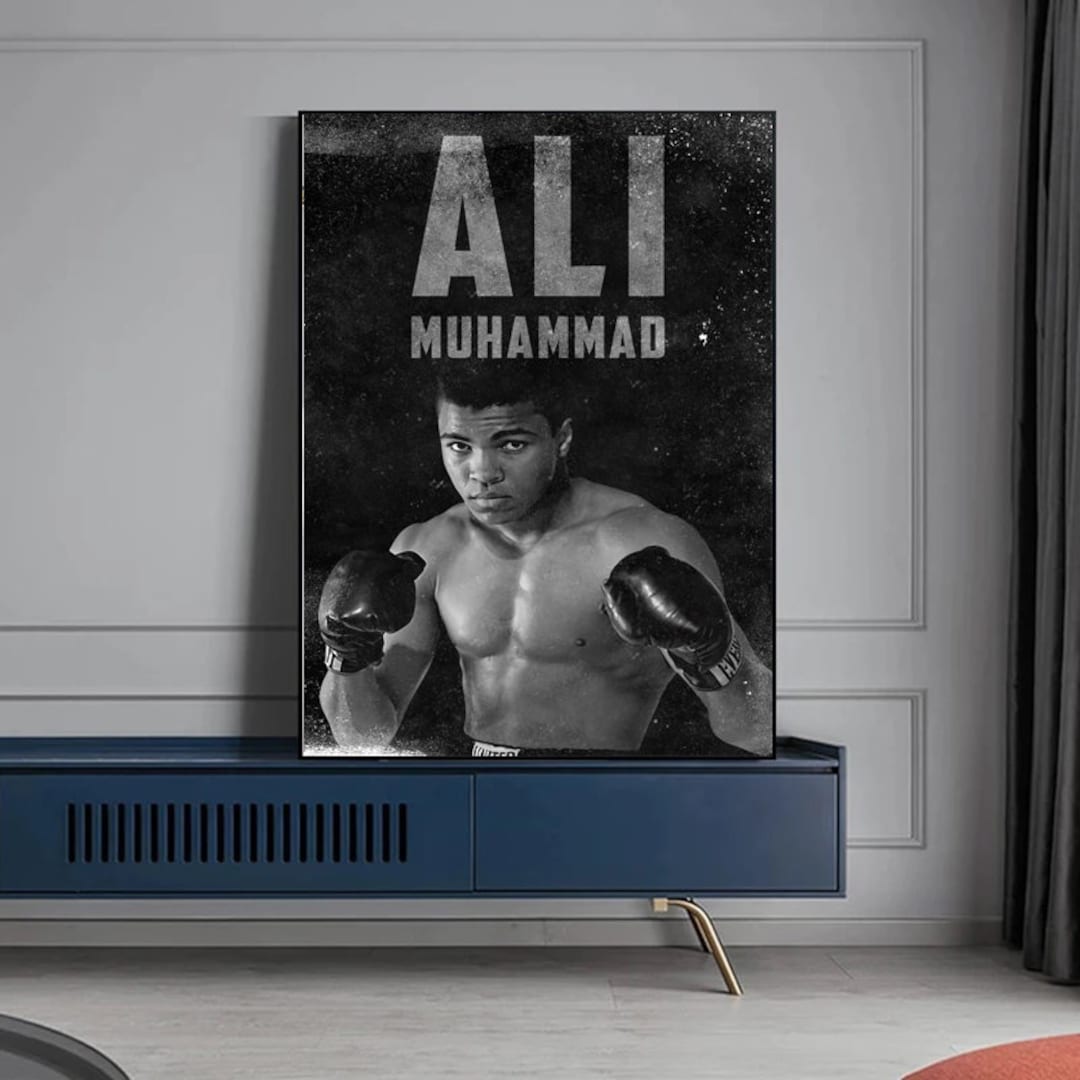 Muhammad Ali Poster Vintage Art Design Home Decor Wall Art - Etsy