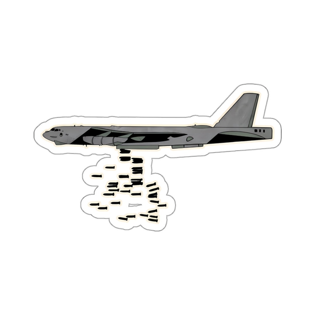 B-52 BUFF Stratofortress, Bomber Sticker for Air Force Airmen, Aviation ...