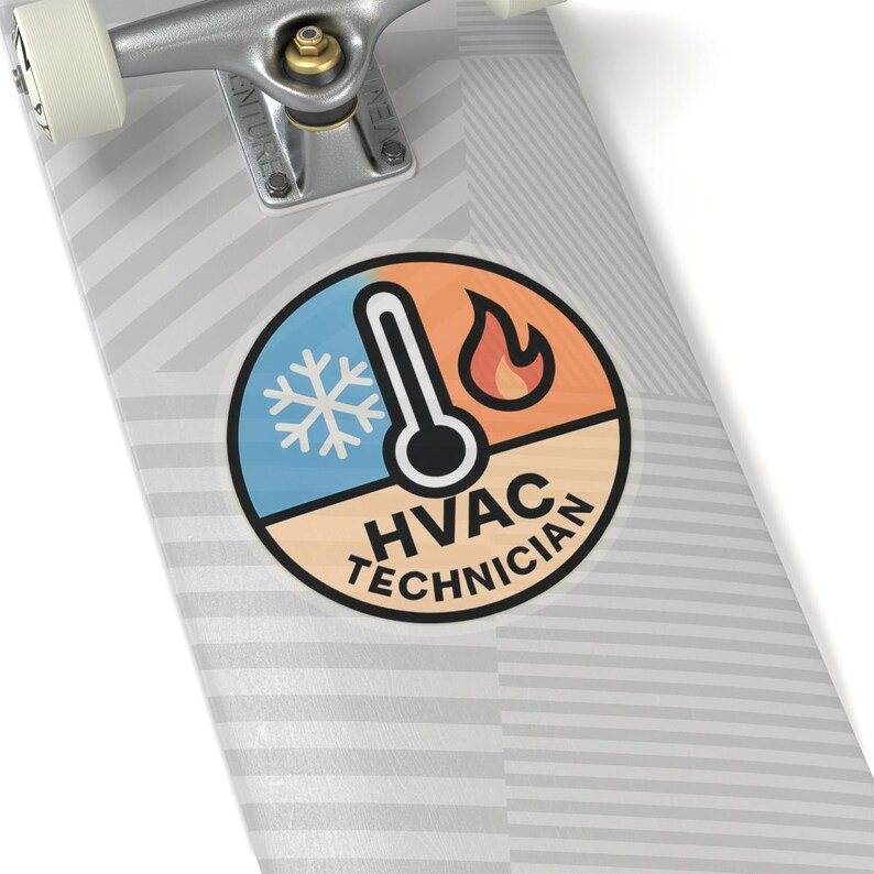 Sticker for HVAC Technicians - Funny HVAC Tech Gift, Heating Cooling ...