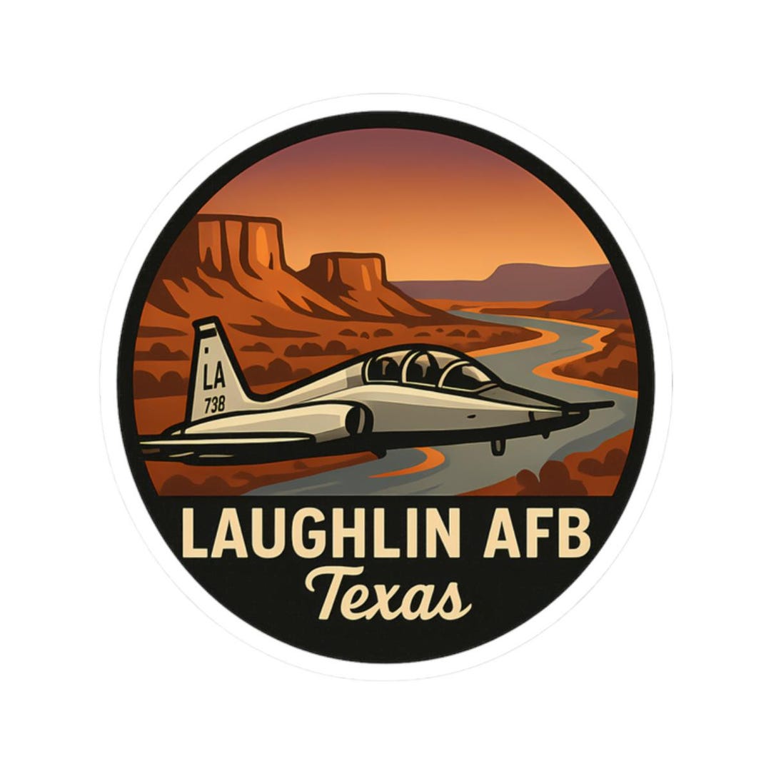 Laughlin AFB Texas Sticker for Military Flight Training Pilots, Airman ...