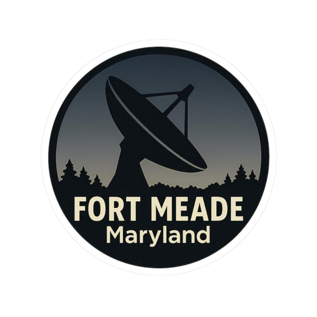 Fort Meade Maryland Retro Sticker Funny Military Base Souvenir Decal ...