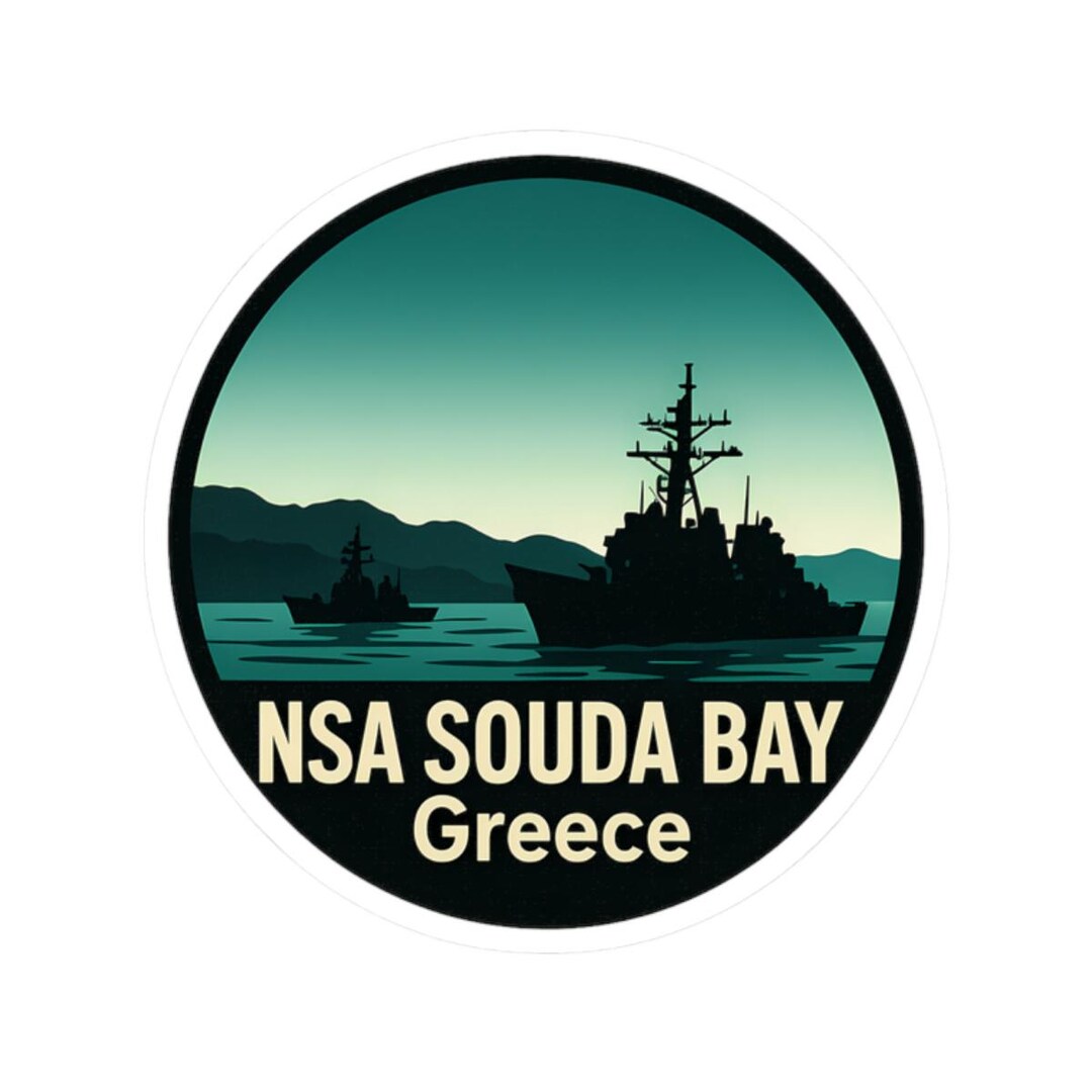 Sticker for NSA Souda Bay Sailors, Greece Navy Families & Veterans ...