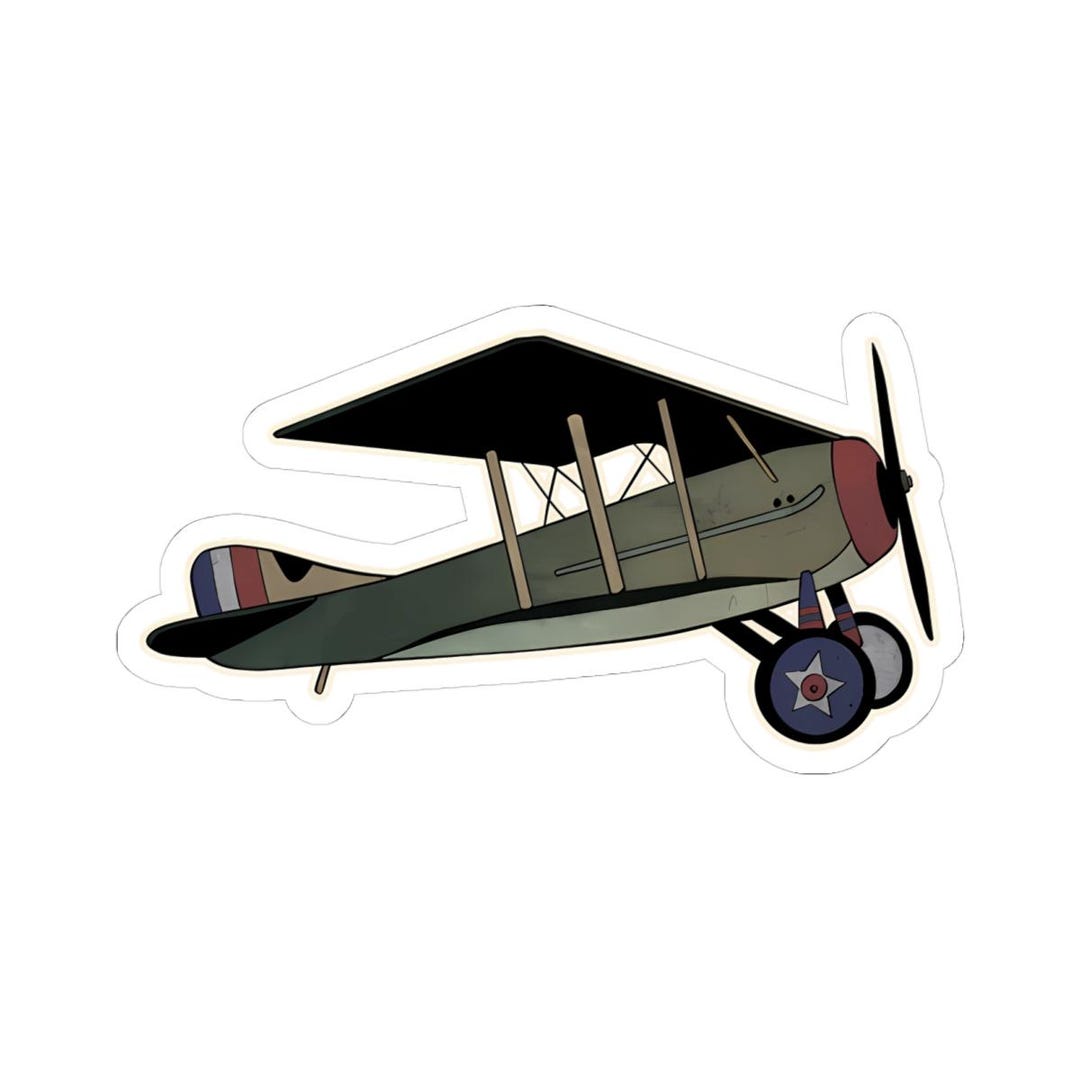 Spad XIII, World War One Fighter Plane Sticker for Military Historians ...