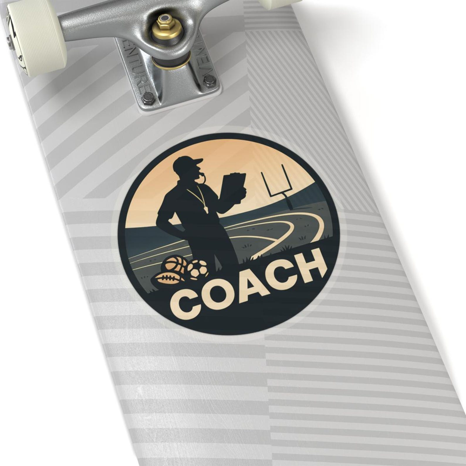 Sticker for Sports Coaches - Multi Sport Track Coach Decal ...