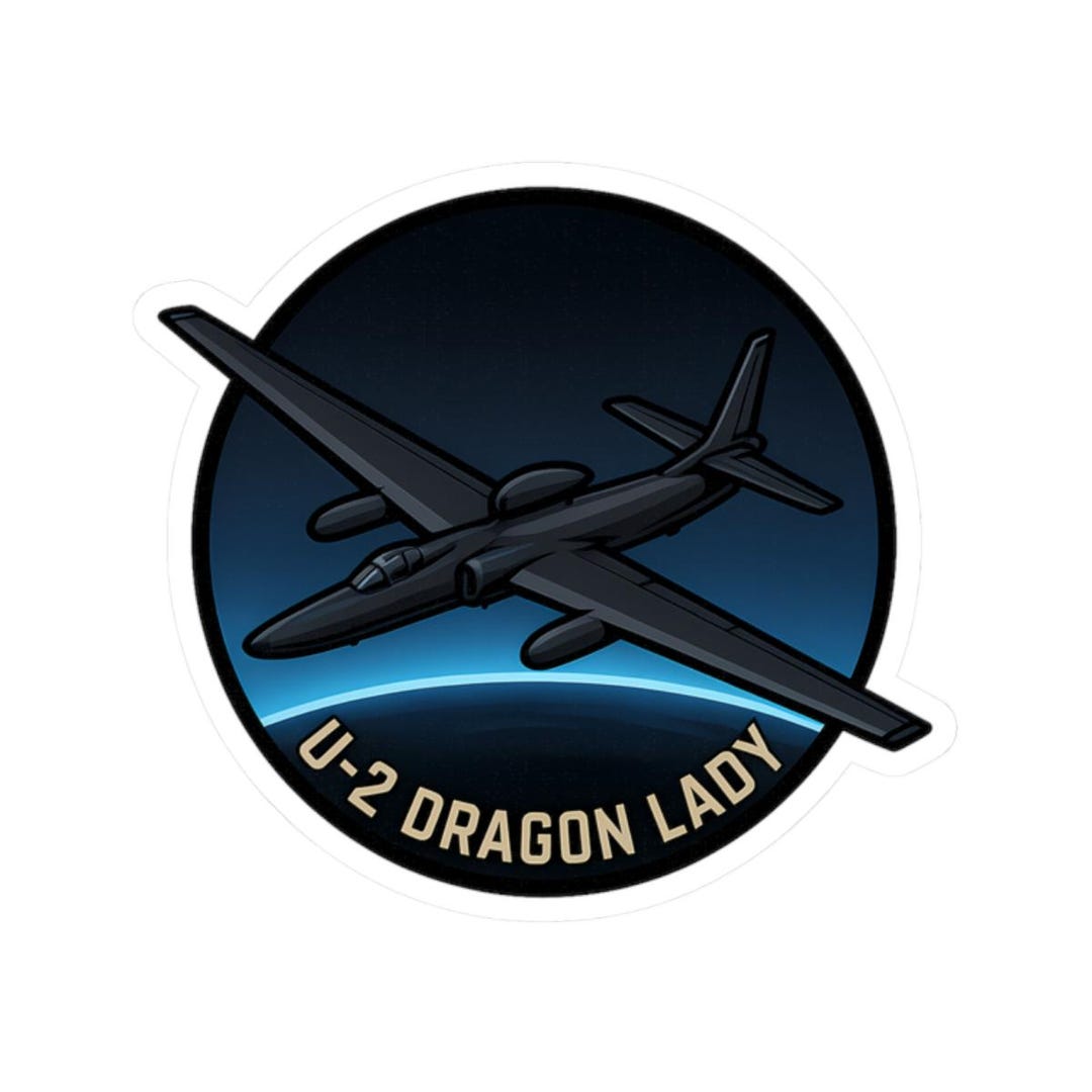Sticker for Aviation Lovers, U-2 Dragon Lady Spy Plane Decal High ...