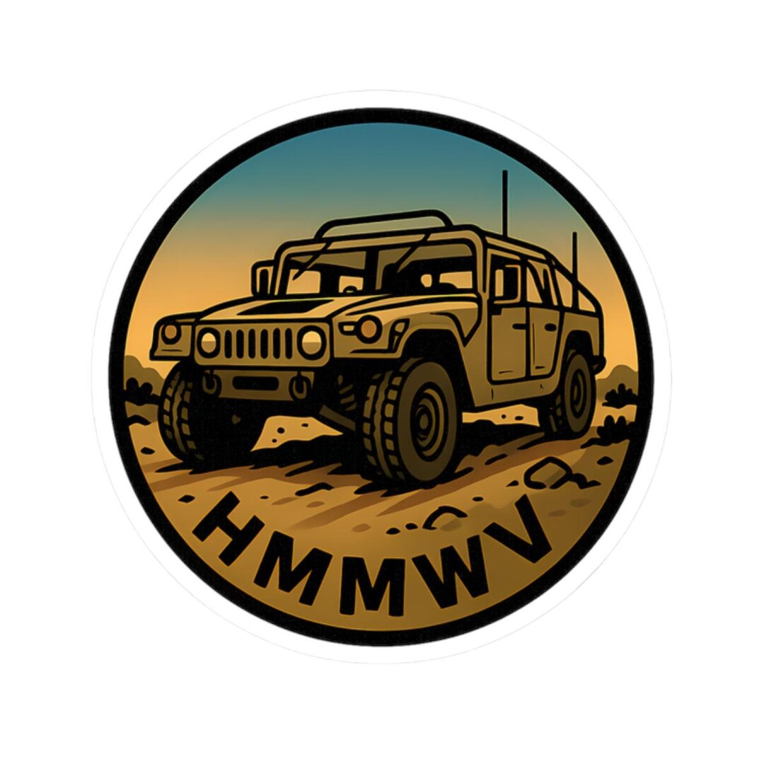 Sticker for Military Vehicle Fans, HMMWV Tactical Truck Decal, off Road ...