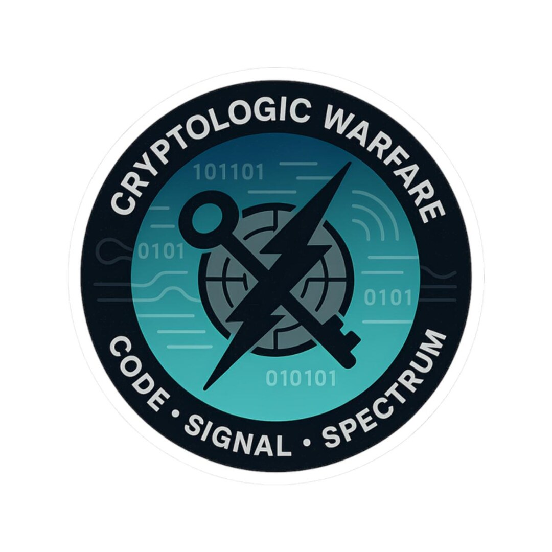 Sticker for Cryptologic Warfare Specialists, Cyber Ops Personnel ...